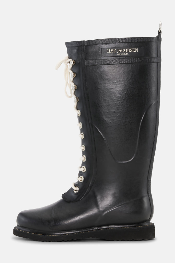 Long Rubber Boots - Black