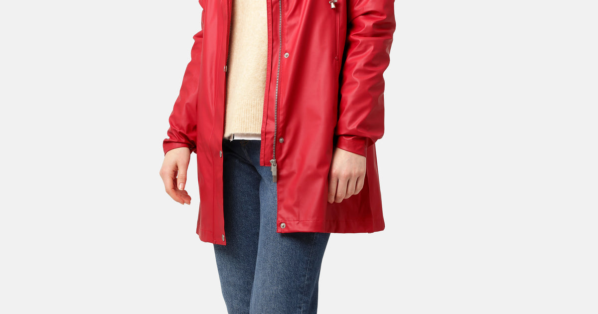Raincoat - Deep Red