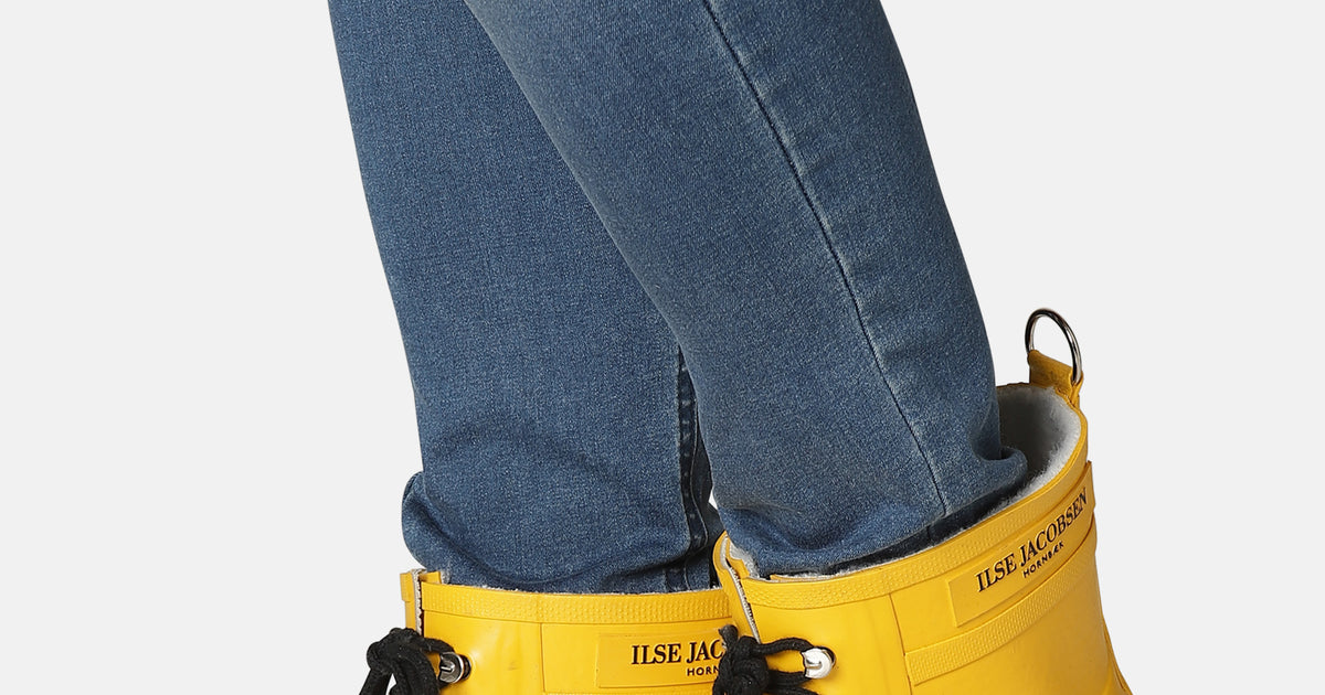 Short Rubber Boots - Cyber Yellow